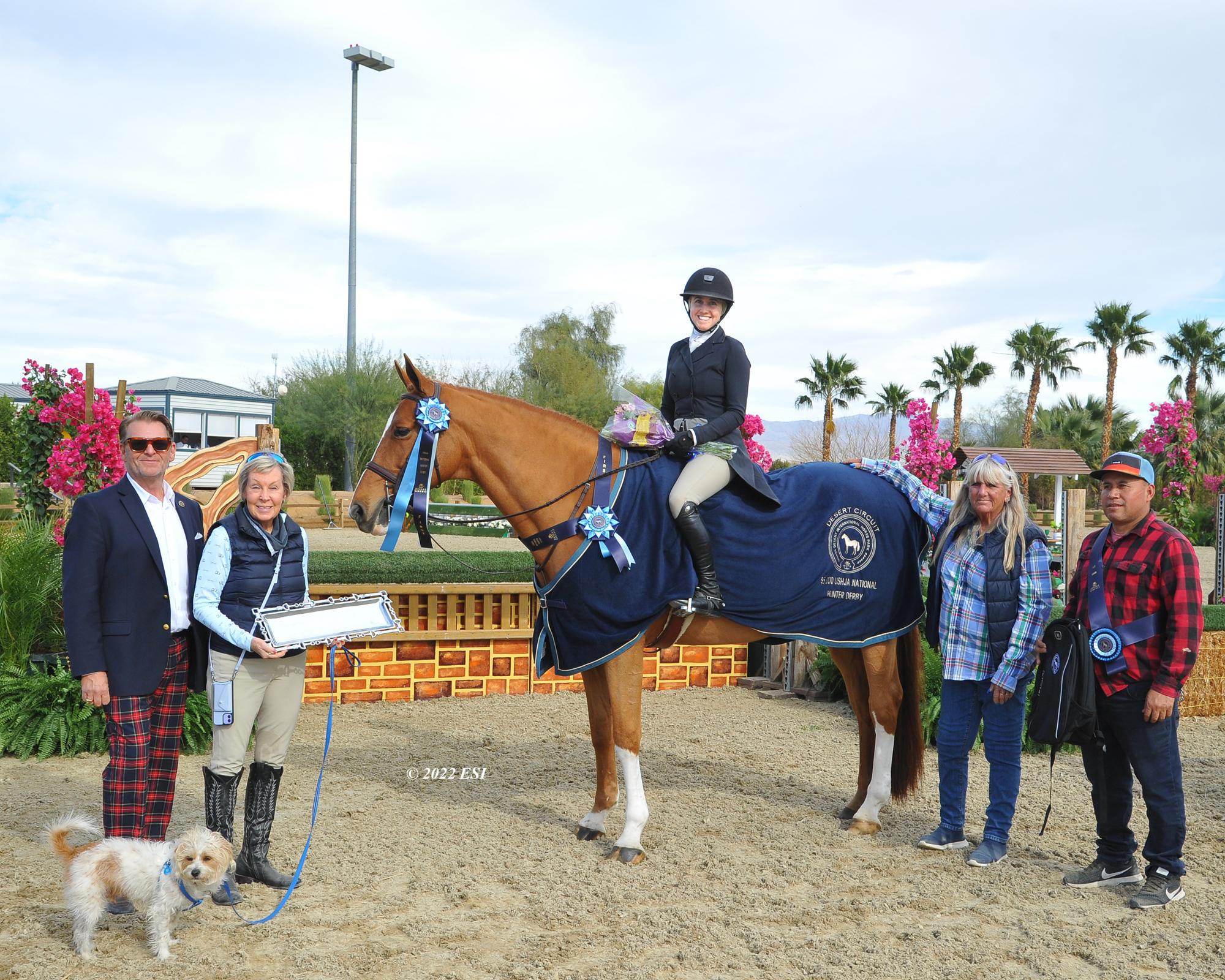 Julia Rossow and Crowd Pleaser Claim $5,000 USHJA National Hunter Derby ...