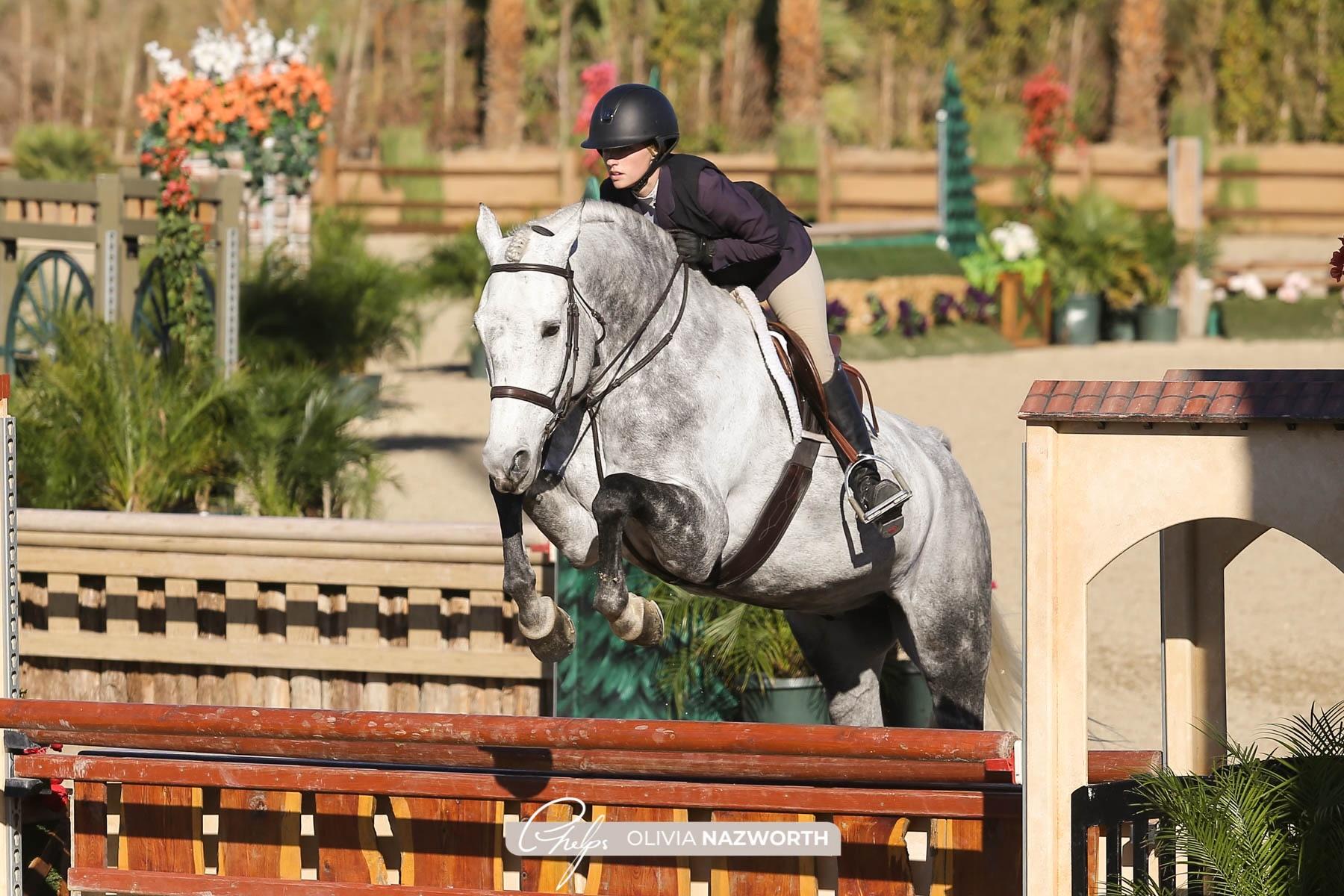 Emma Post and Won Love Capture Large Junior 15 & Under 3’3” Hunter ...